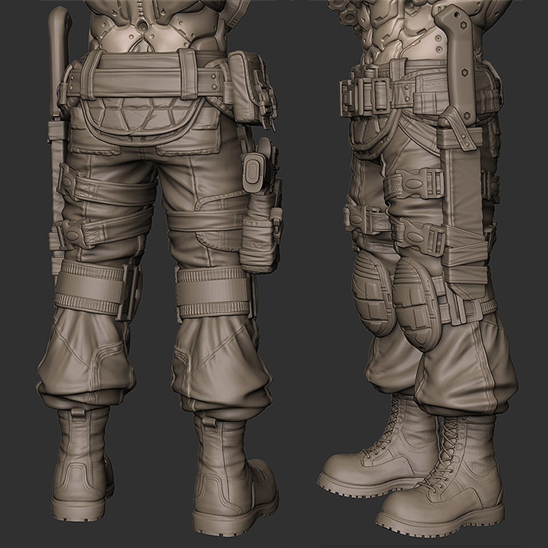 3d Military Character