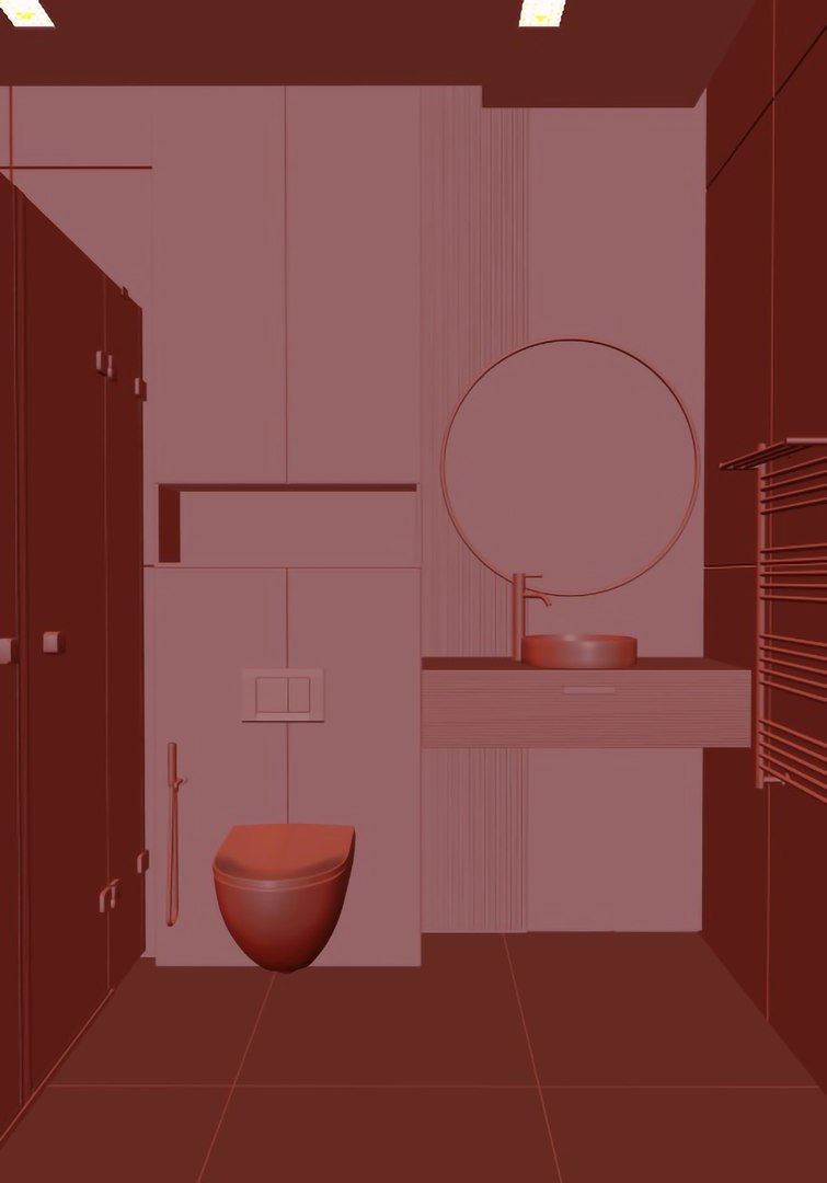 3D Model Bathroom Wc Design - TurboSquid 2298108