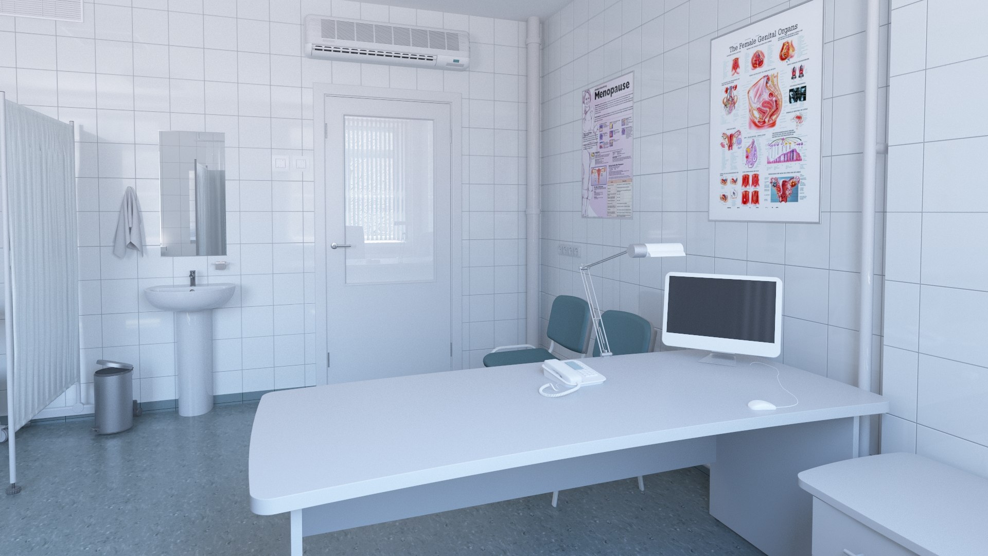 3D Gynecology Examination Room 1 - TurboSquid 2013122