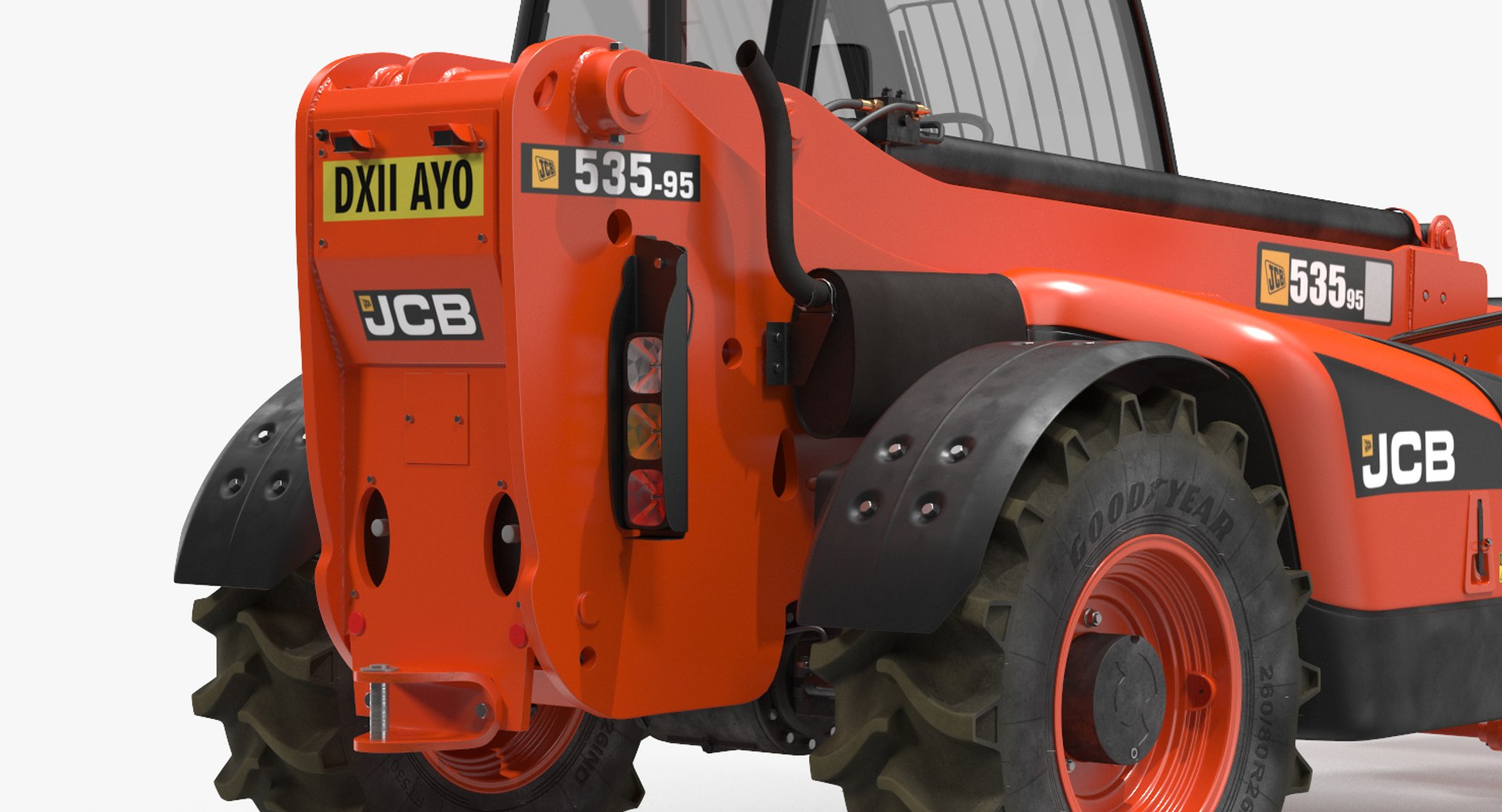 3D 535 telehandler scoop bucket - TurboSquid 1408281