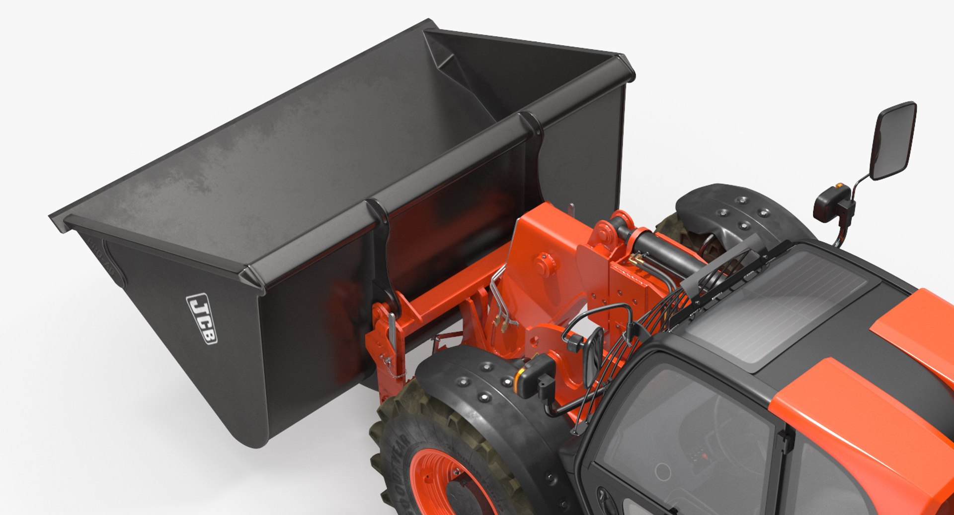 3D 535 telehandler scoop bucket - TurboSquid 1408281