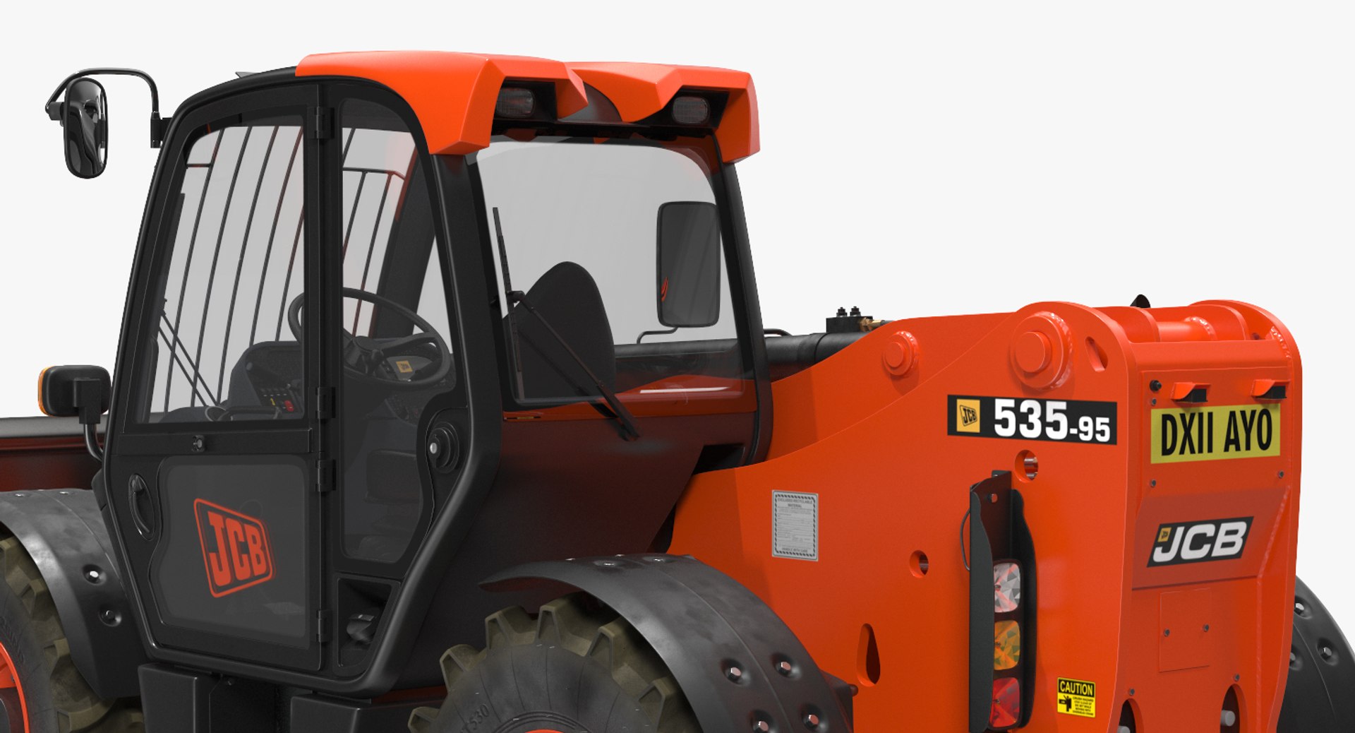 3D 535 telehandler scoop bucket - TurboSquid 1408281