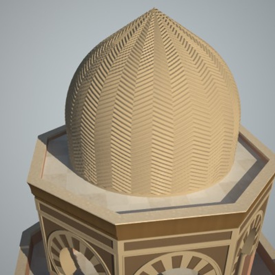 3d Model Islamic Octagonal Building