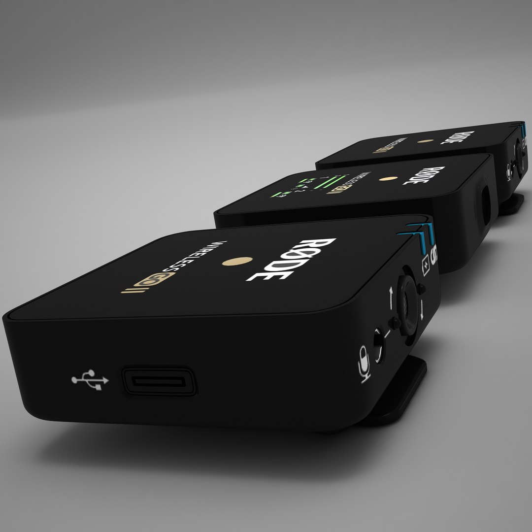 3D Model RODE Wireless II HD - TurboSquid 2345171