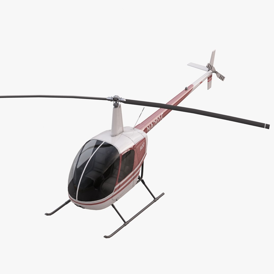 3d Model Robinson R22 Helicopter