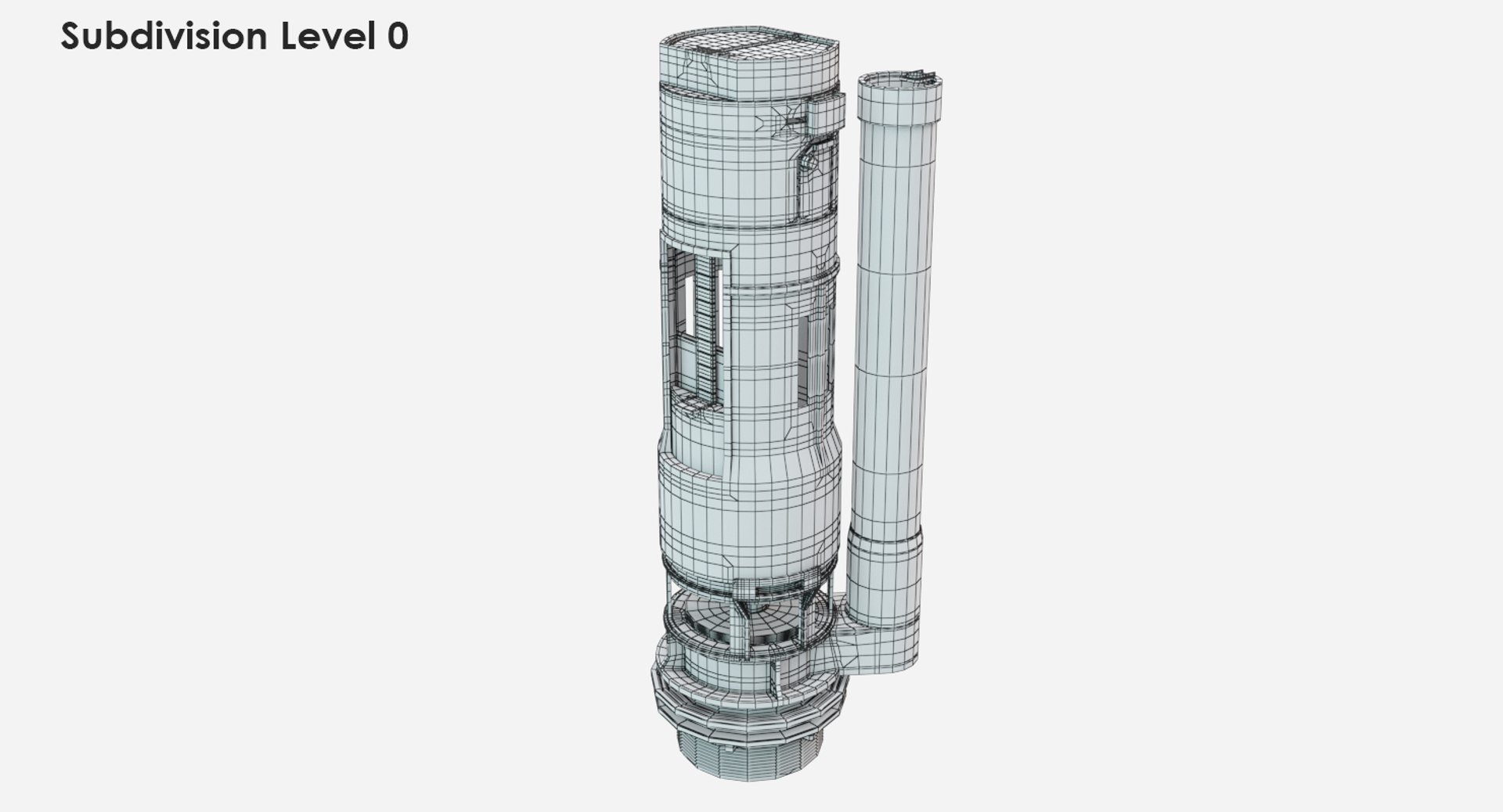 3D Dual Flush Valve - TurboSquid 1404940