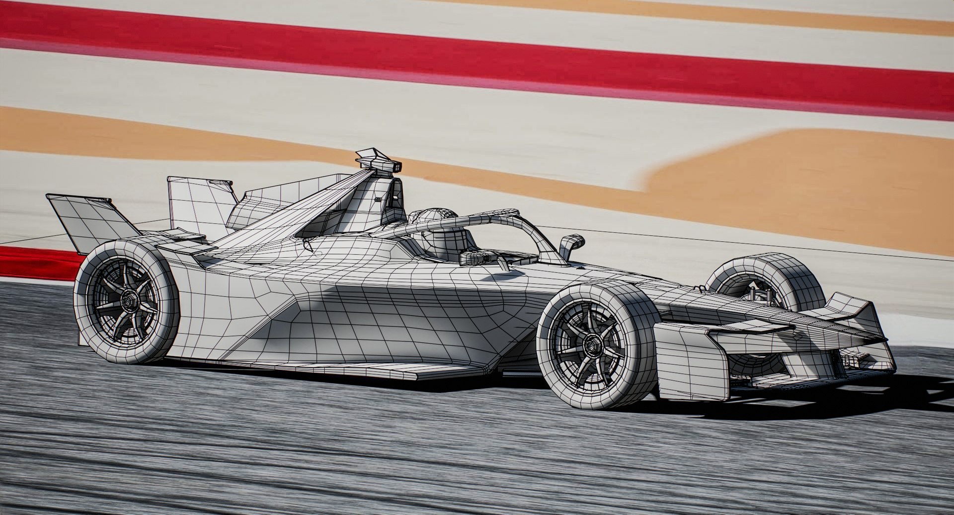 3D Model GEN3 Evo Formula E Season 2025 Race Car - TurboSquid 2242169