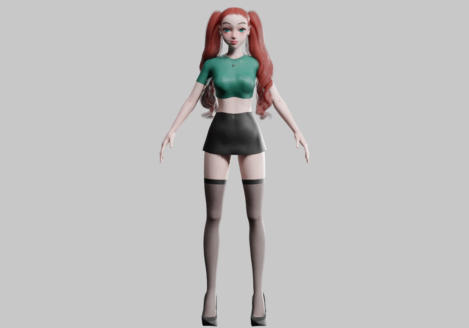 3D Model Teen Pretty Woman V33606 - TurboSquid 2276955