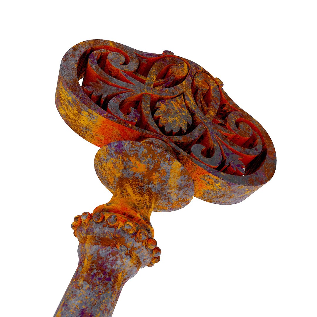 Skeleton Key Rusty 3D Model - TurboSquid 1986670