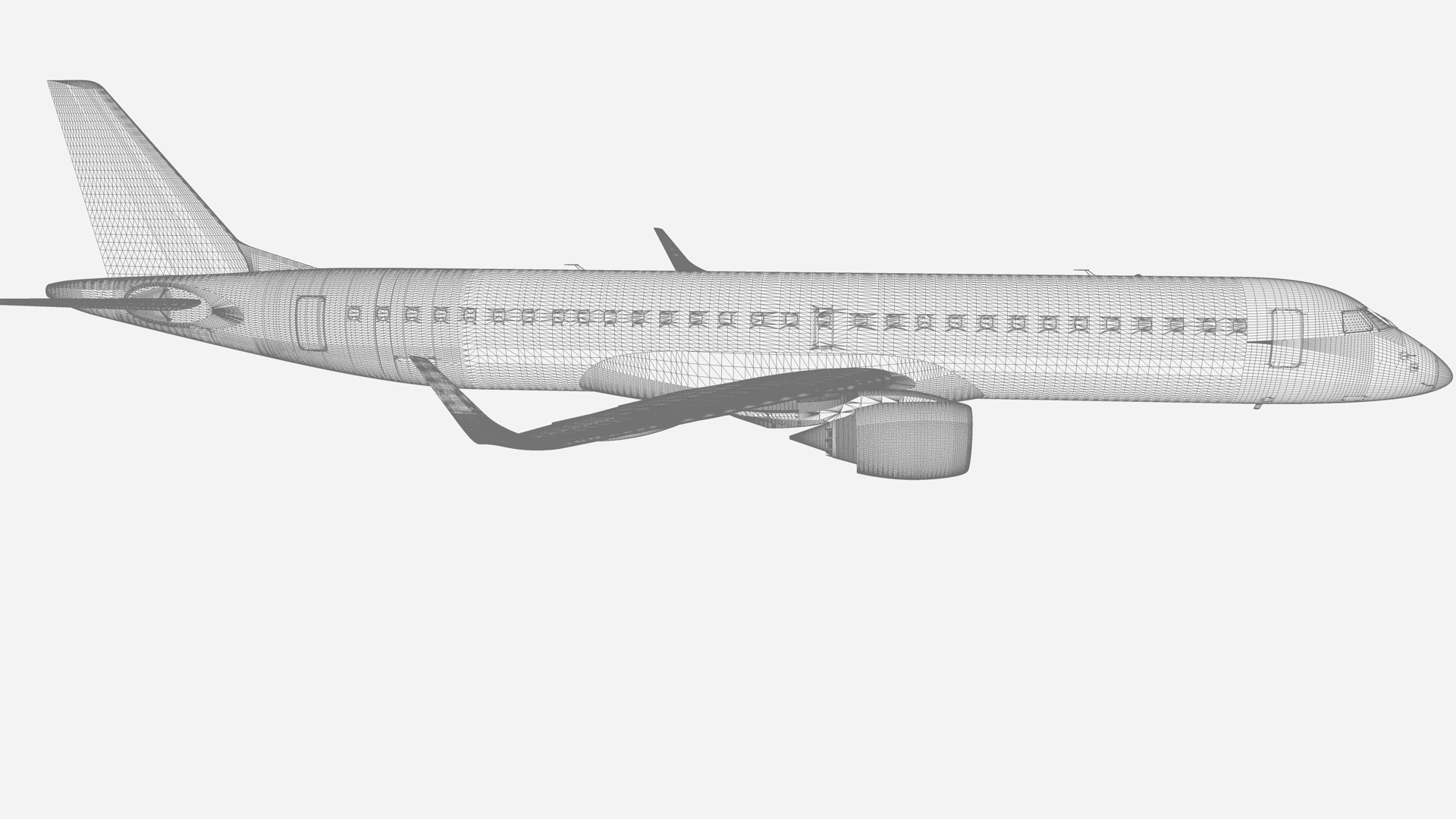 3D Embraer E1-195 Model - TurboSquid 1224681
