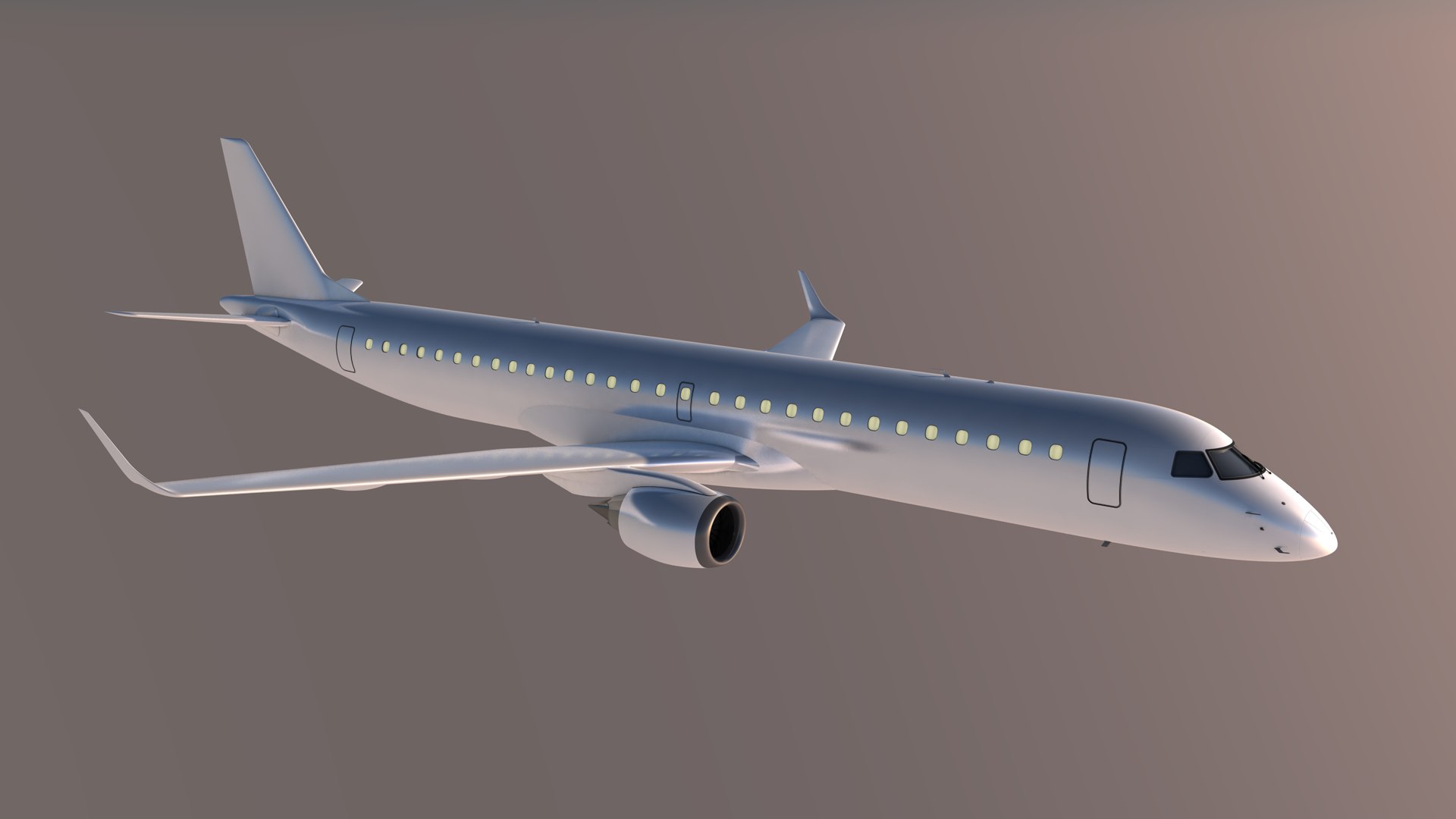 3D Embraer E1-195 Model - TurboSquid 1224681