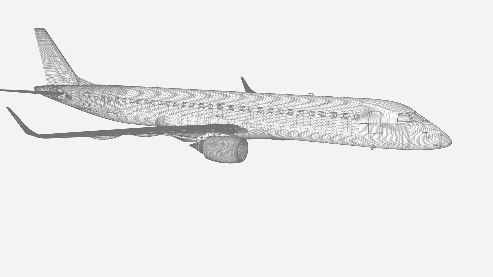3D Embraer E1-195 Model - TurboSquid 1224681