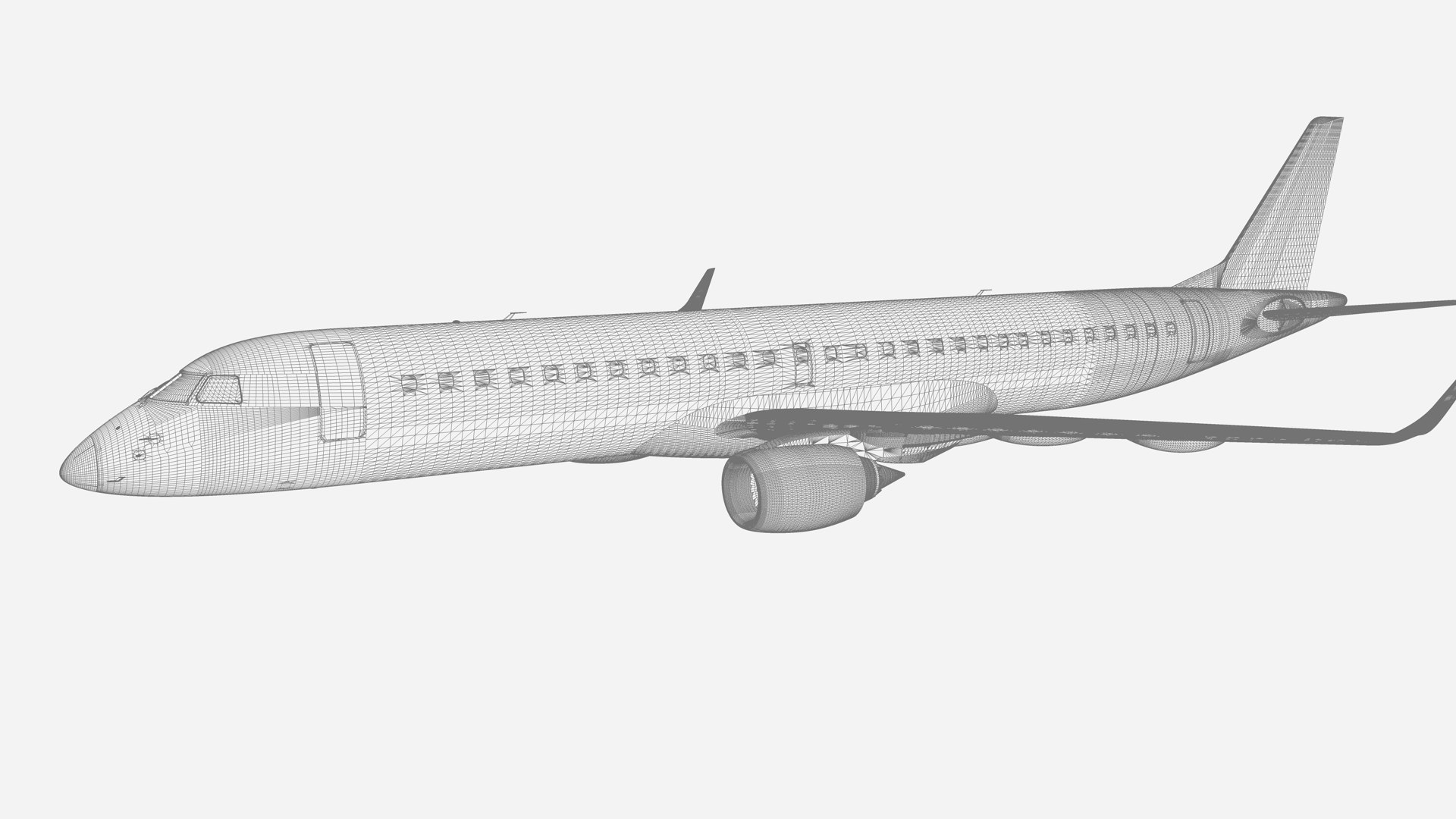 3D Embraer E1-195 Model - TurboSquid 1224681