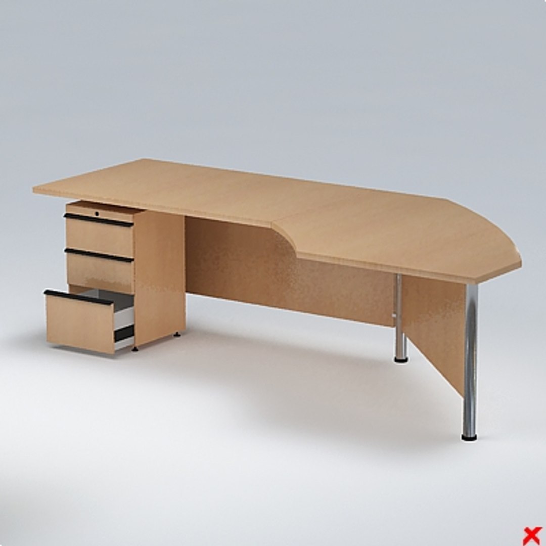 3d Model Office Table