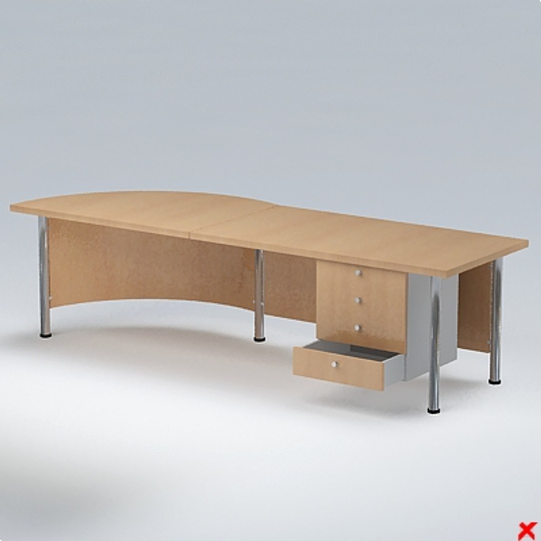 3d Model Office Table