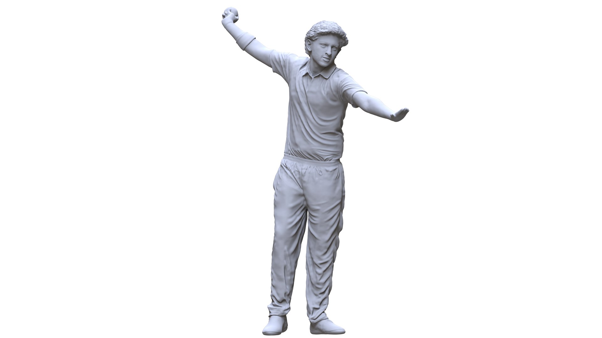 Cricket Fielder 3D Model - TurboSquid 2202676