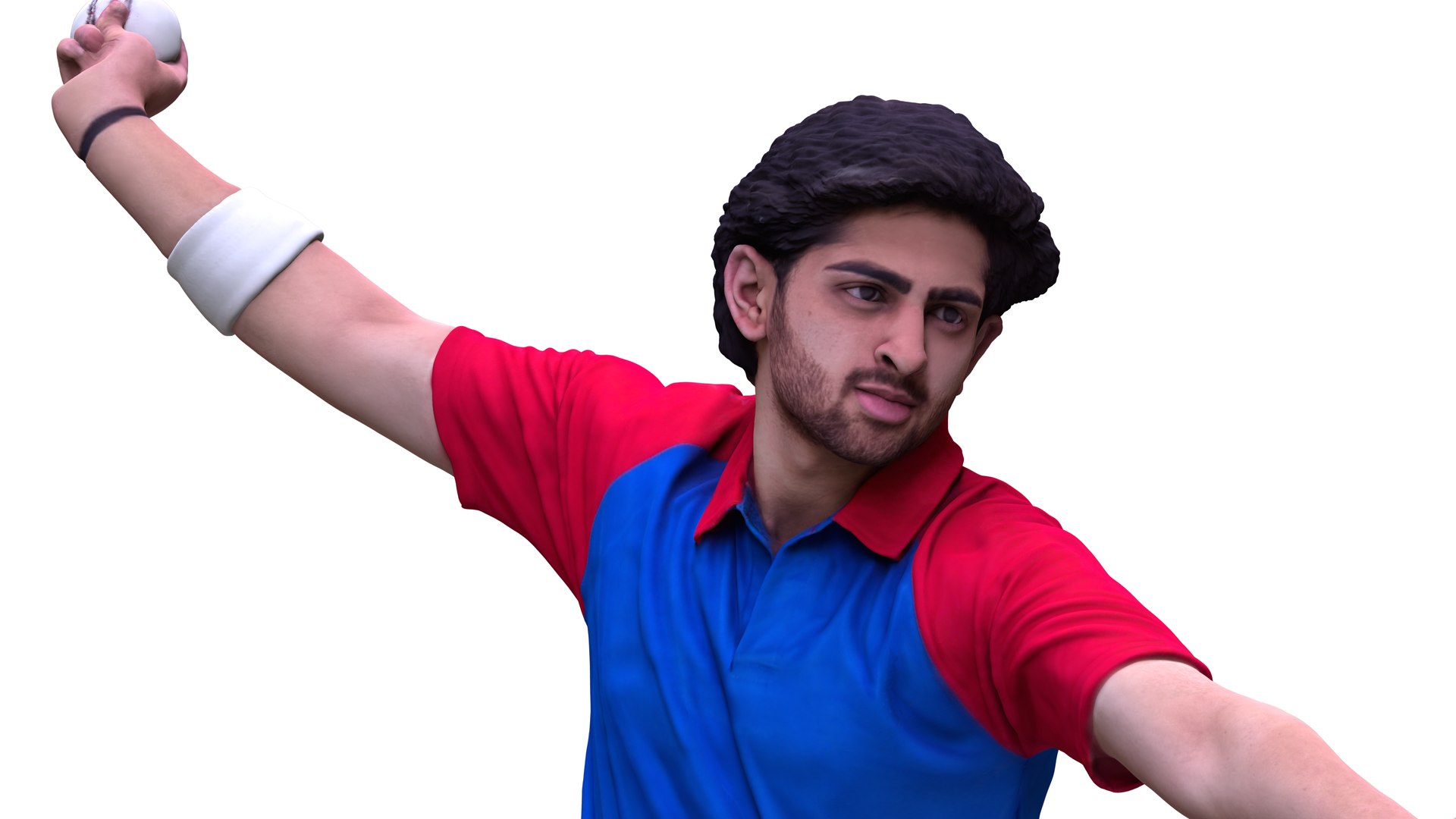 Cricket Fielder 3D Model - TurboSquid 2202676