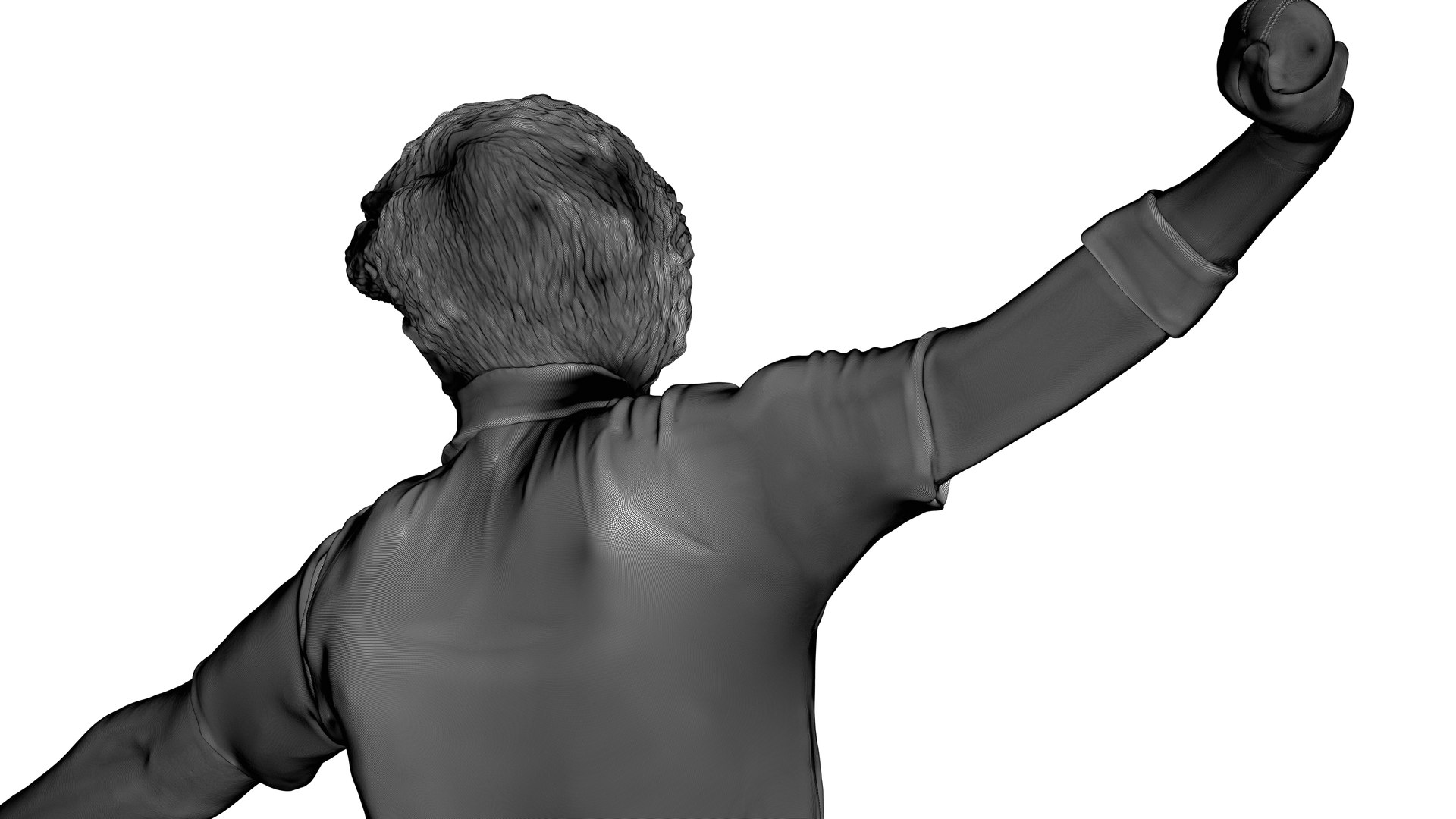 Cricket Fielder 3D Model - TurboSquid 2202676