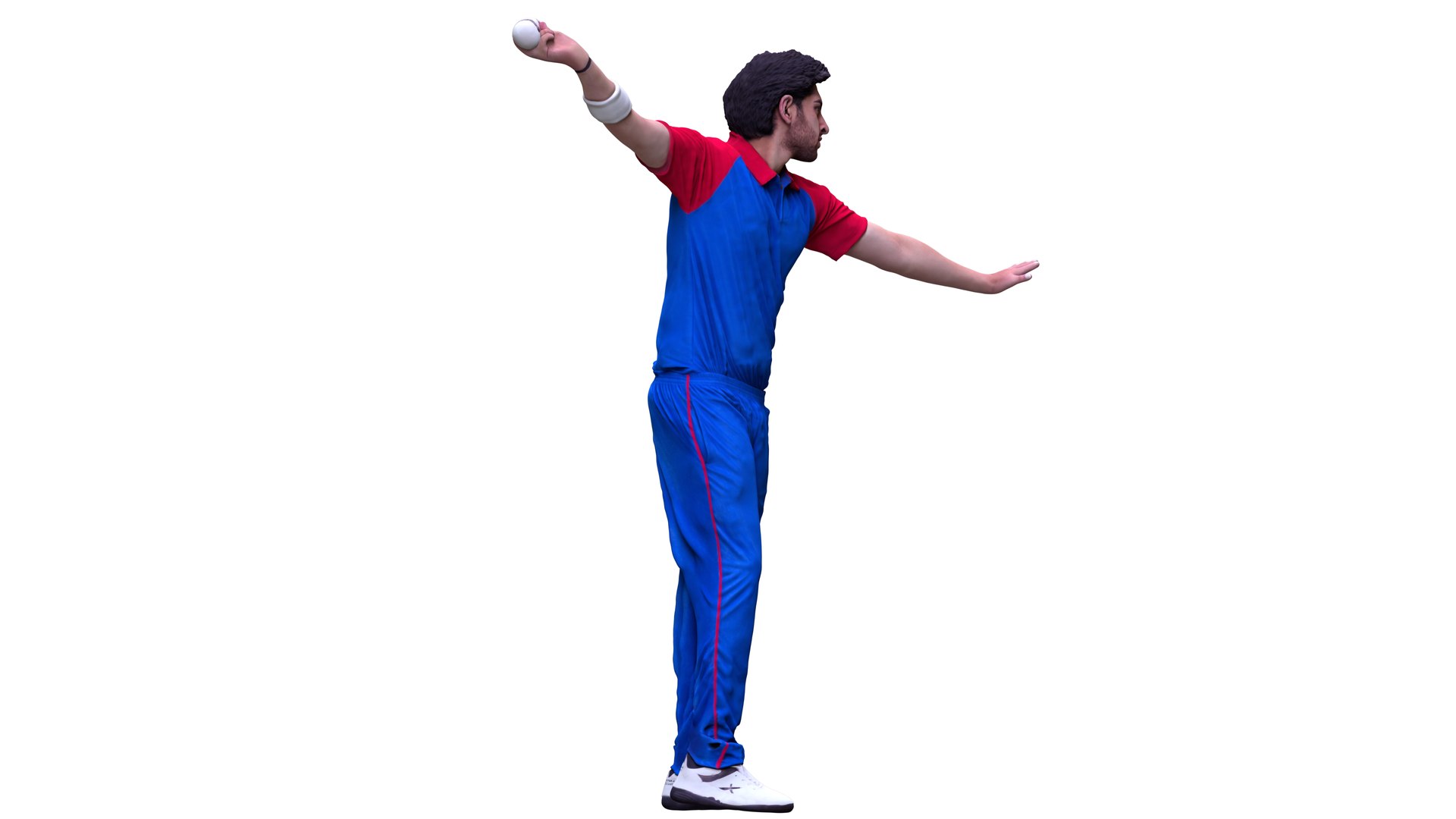 Cricket Fielder 3D Model - TurboSquid 2202676