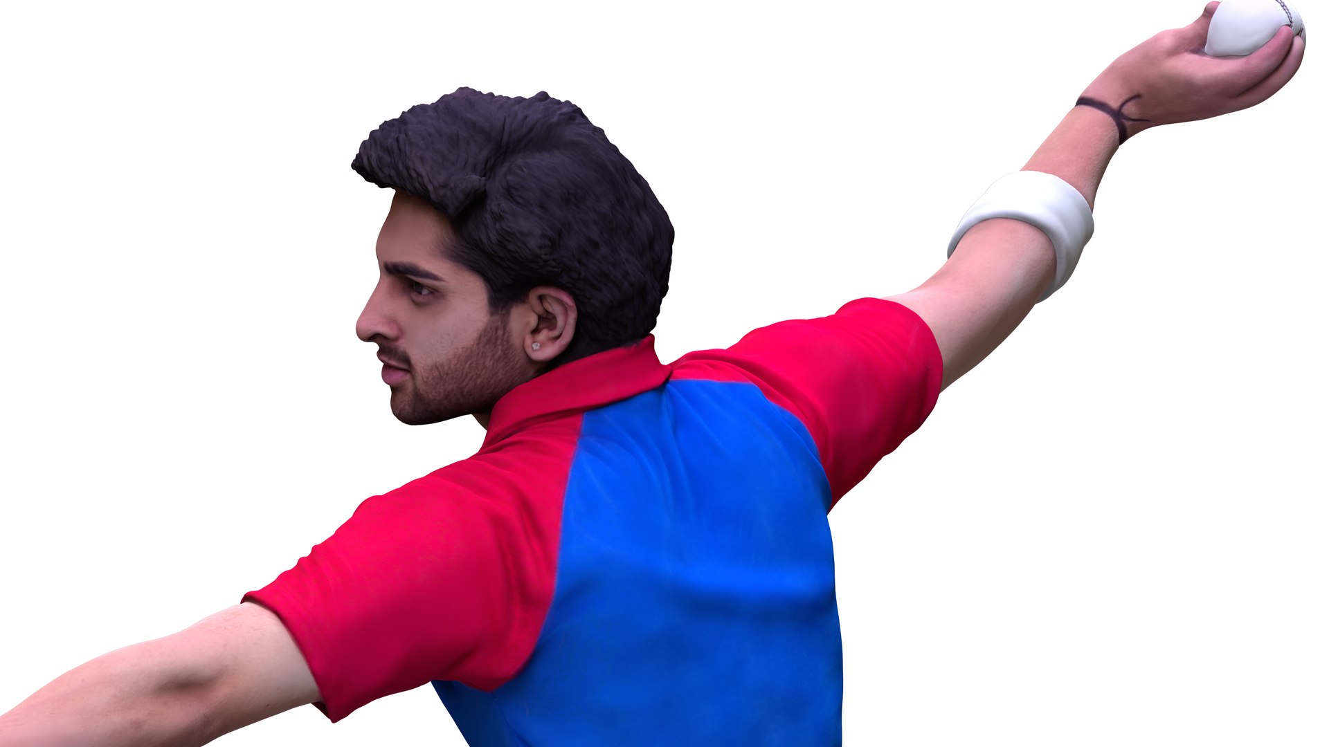 Cricket Fielder 3D Model - TurboSquid 2202676