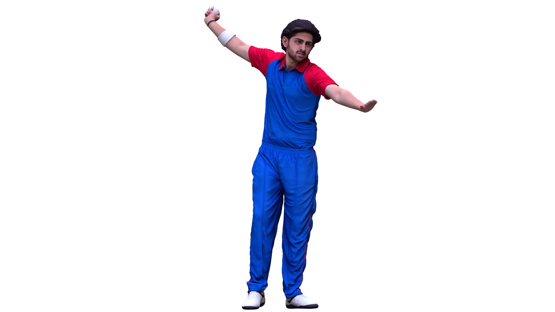 Cricket Fielder 3D Model - TurboSquid 2202676