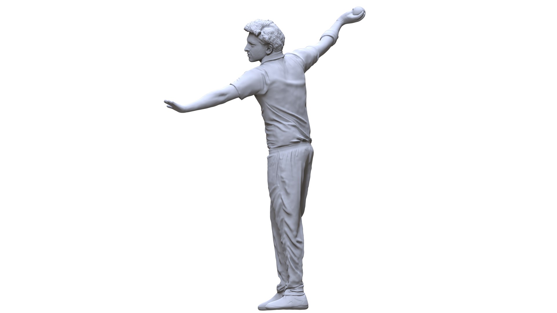 Cricket Fielder 3D Model - TurboSquid 2202676
