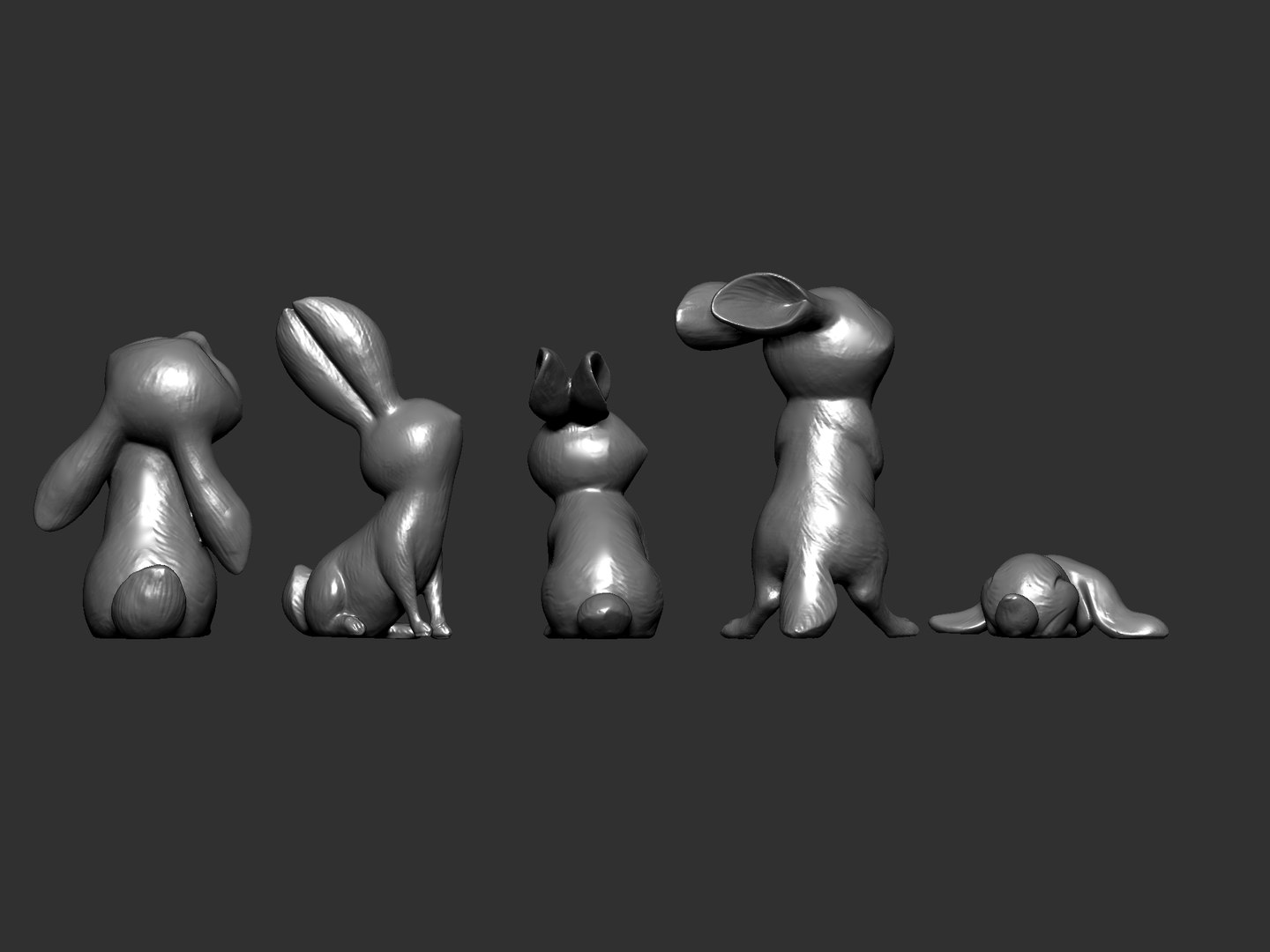 3D rabbits model - TurboSquid 2166897