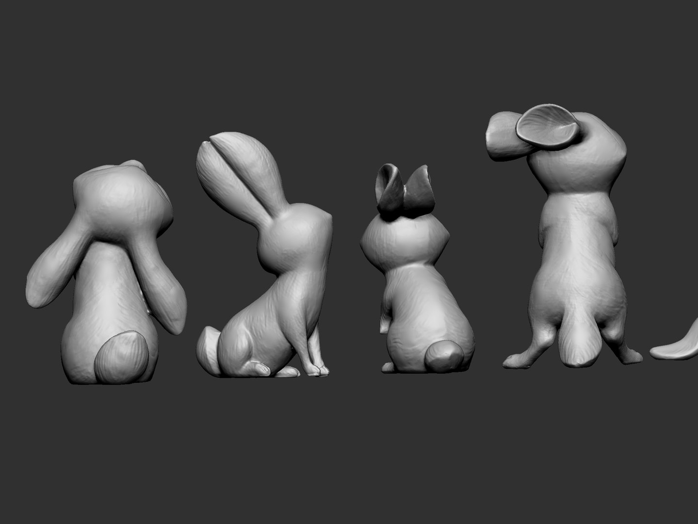 3D rabbits model - TurboSquid 2166897