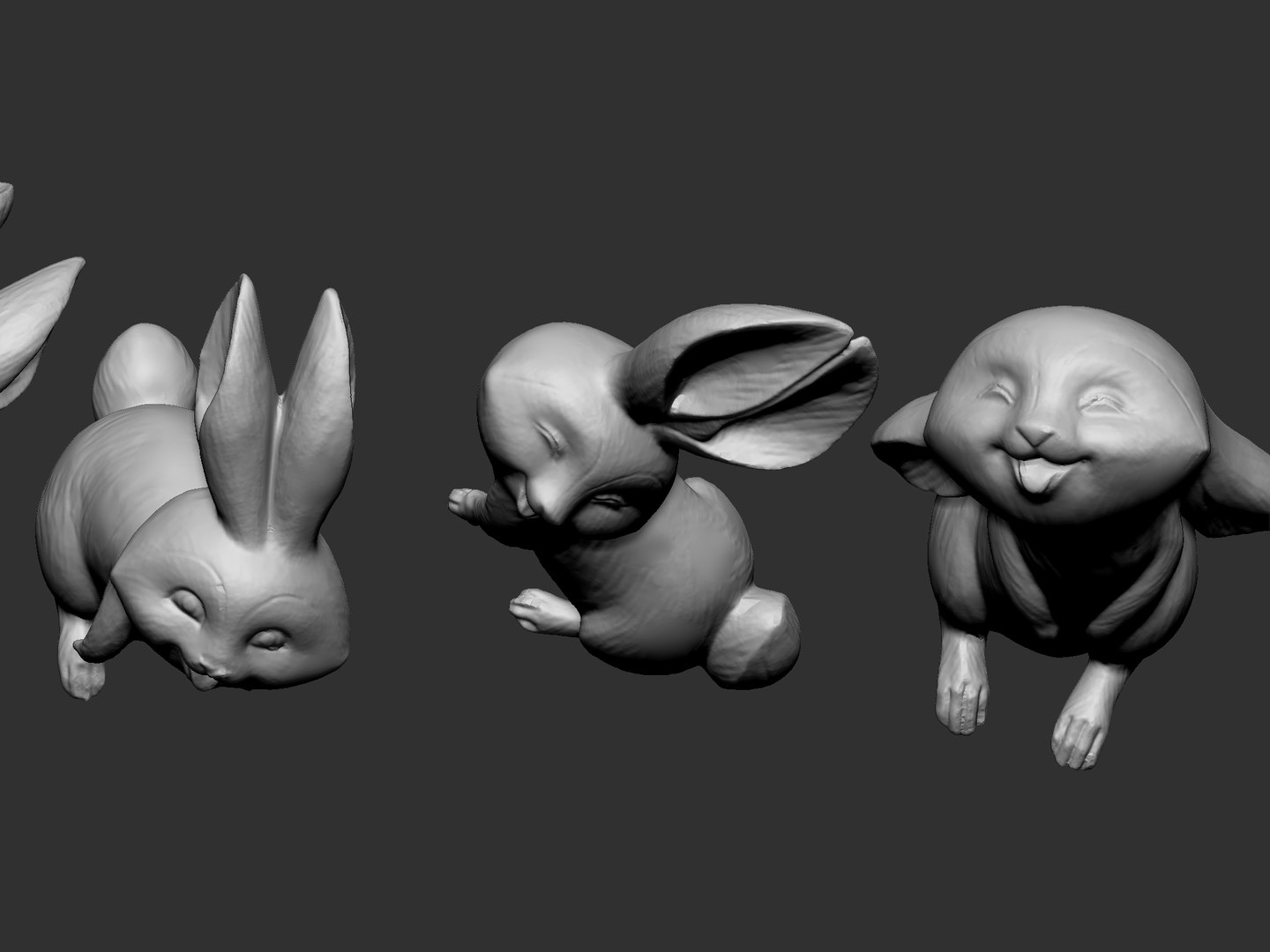 3D rabbits model - TurboSquid 2166897