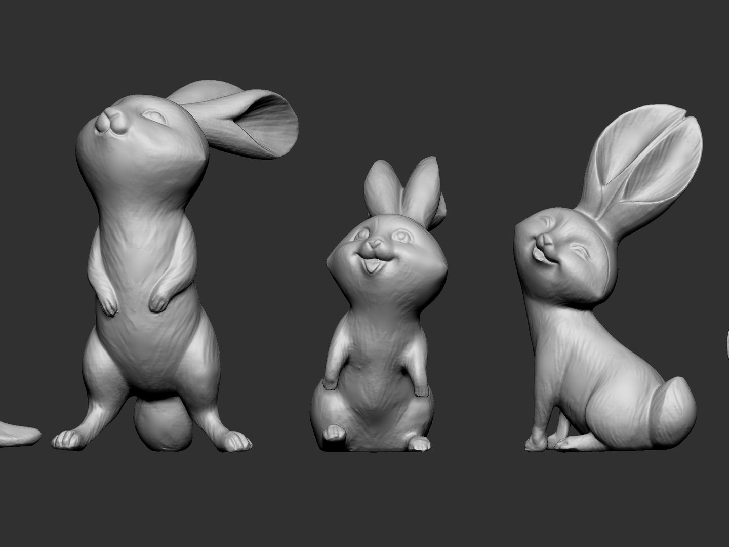 3D rabbits model - TurboSquid 2166897