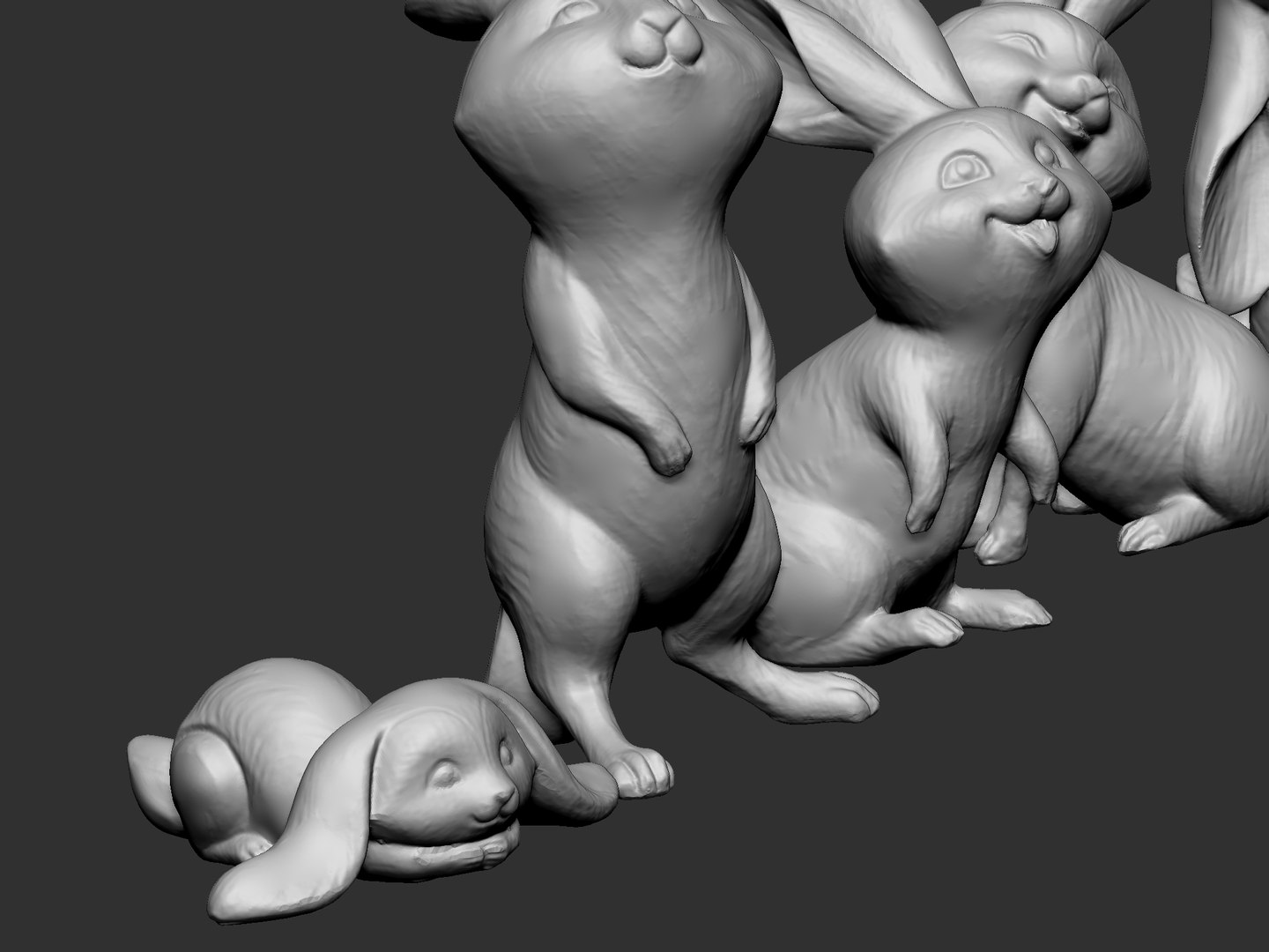 3D rabbits model - TurboSquid 2166897