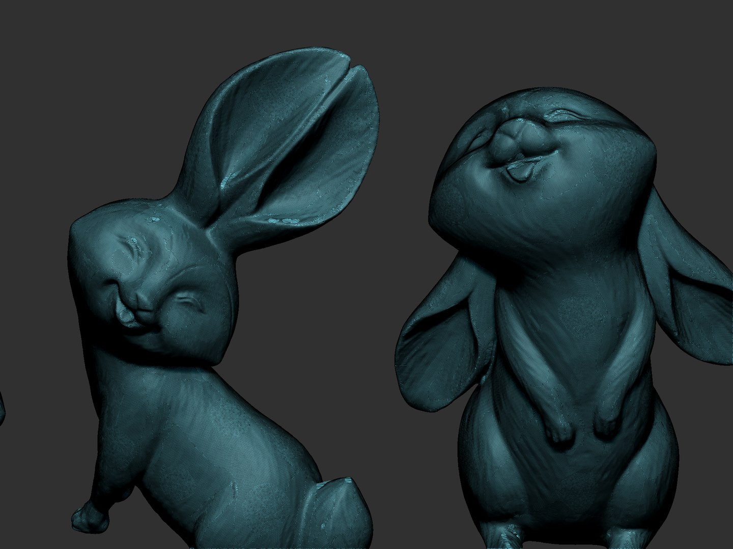 3D rabbits model - TurboSquid 2166897