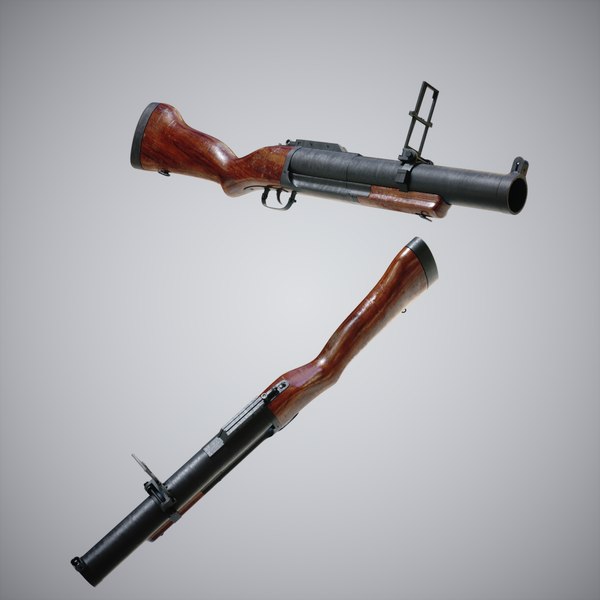 3D lightwave grenade launcher m79 model - TurboSquid 1337608