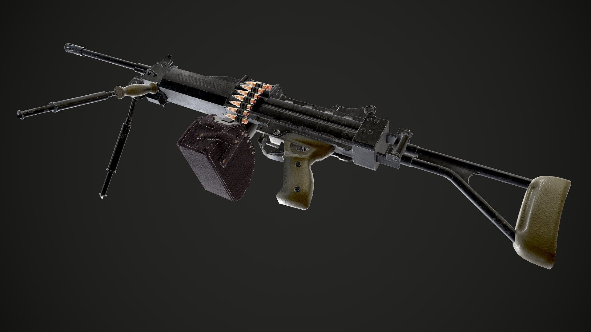 3D Negev Gunmachine - TurboSquid 1935596