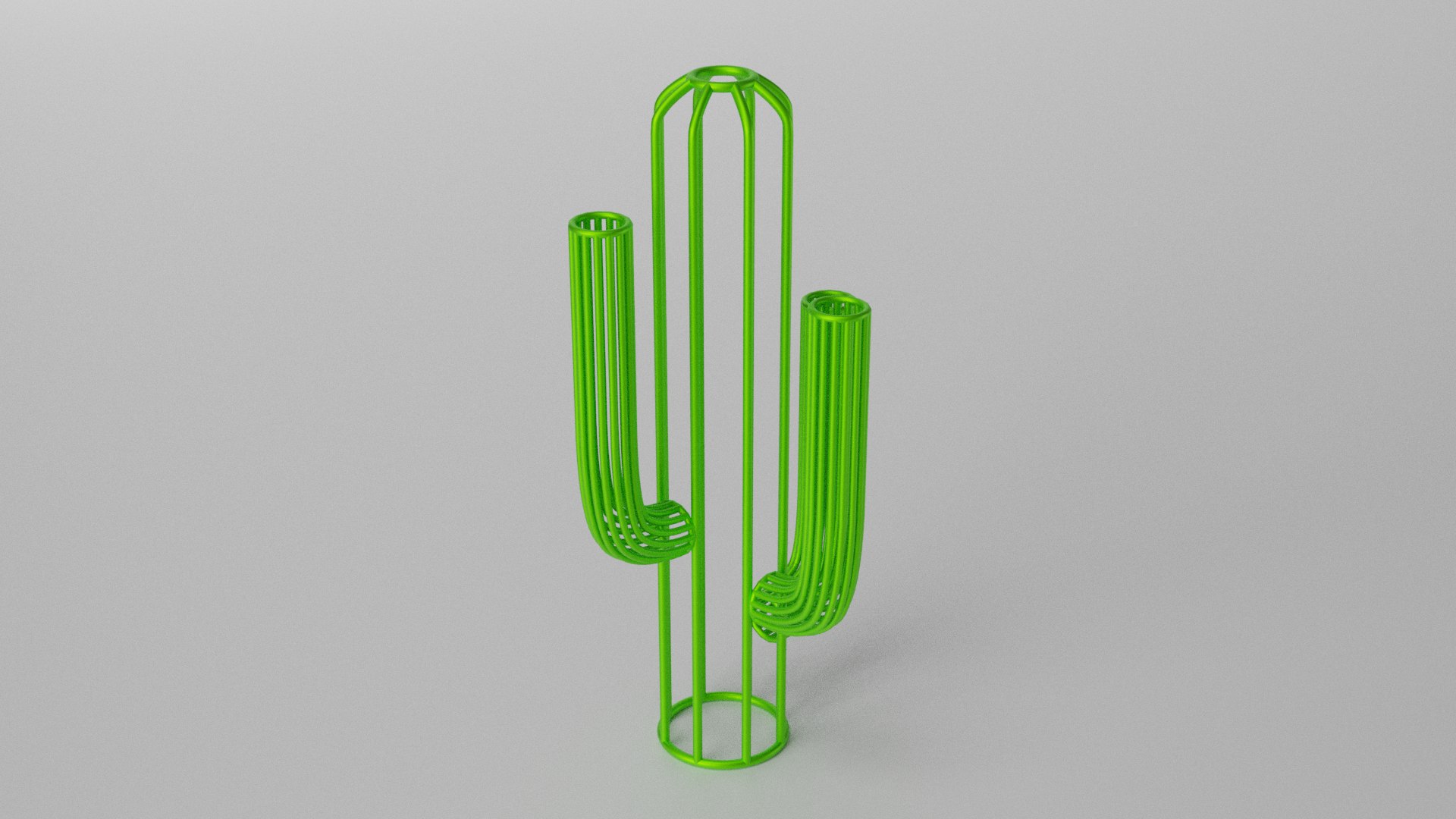 Wire Cactus 3D model model - TurboSquid 2013680