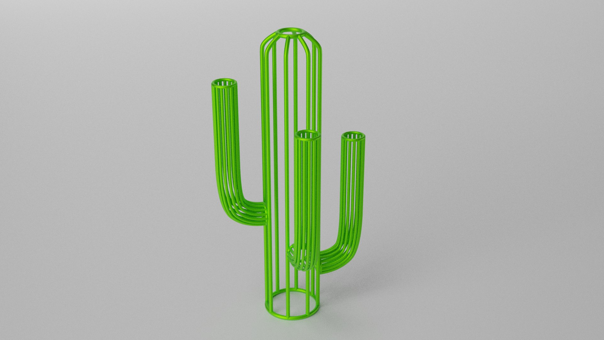 Wire Cactus 3D model model - TurboSquid 2013680