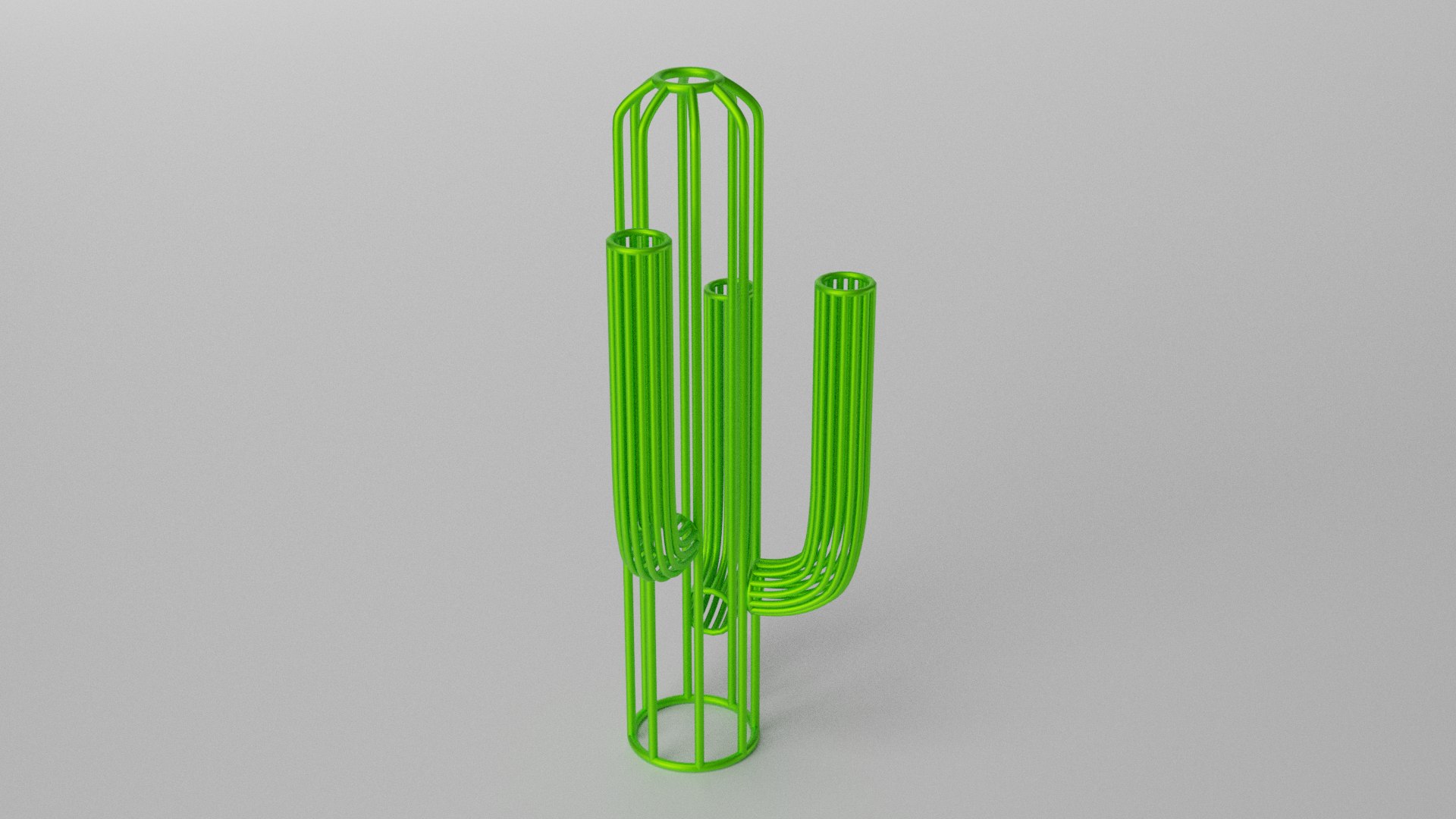 Wire Cactus 3D model model - TurboSquid 2013680