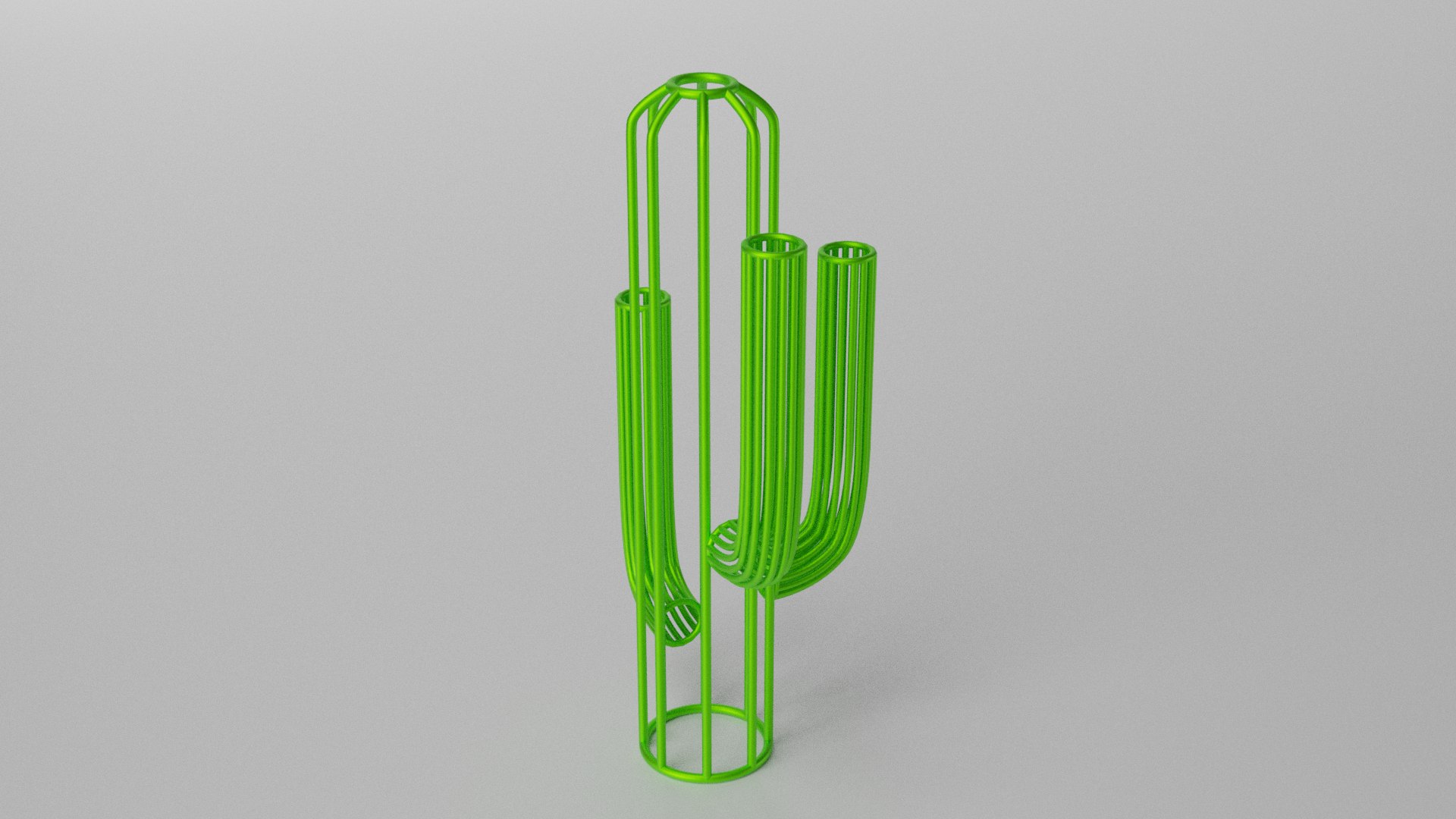Wire Cactus 3D model model - TurboSquid 2013680