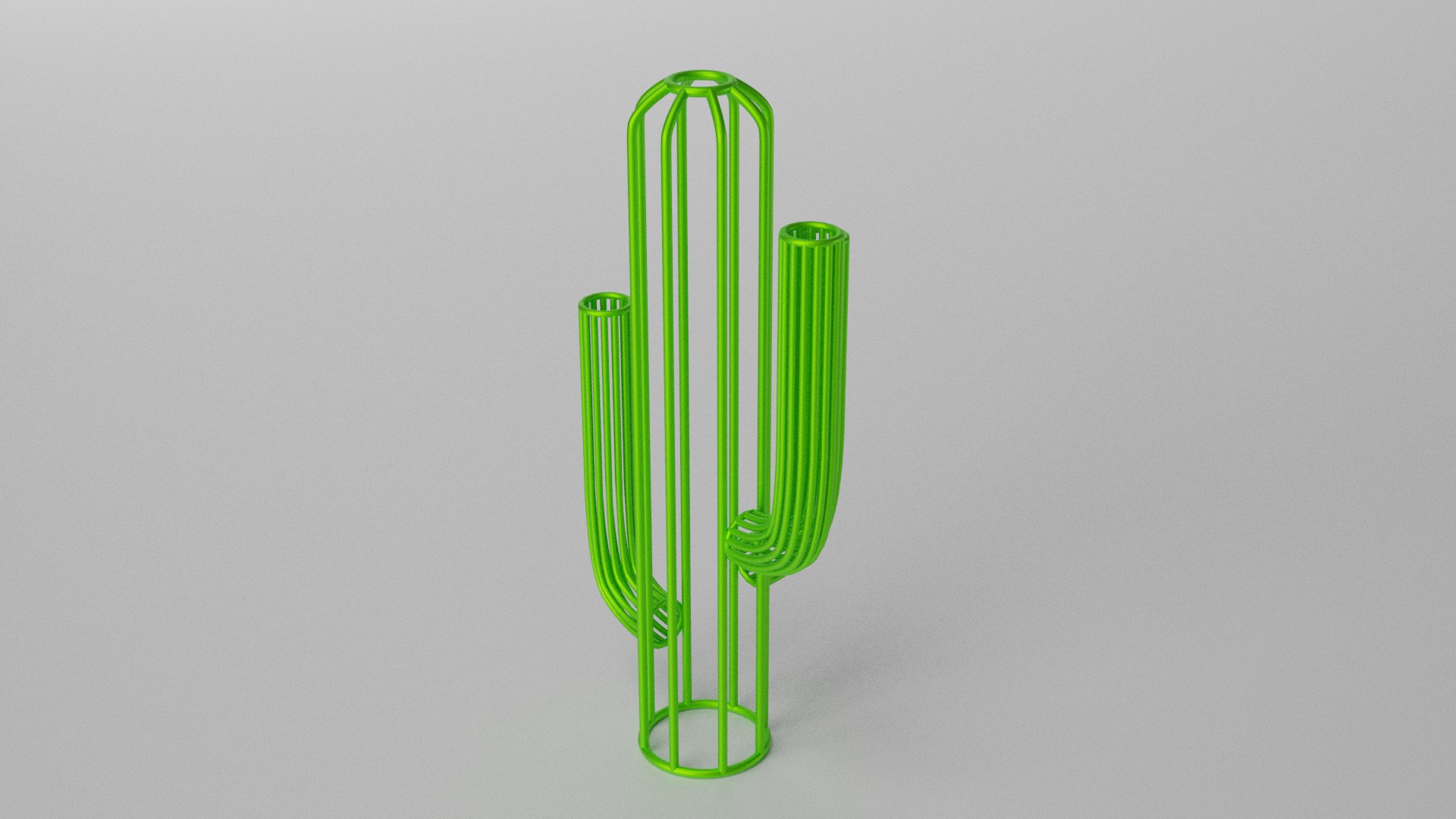 Wire Cactus 3D model model - TurboSquid 2013680