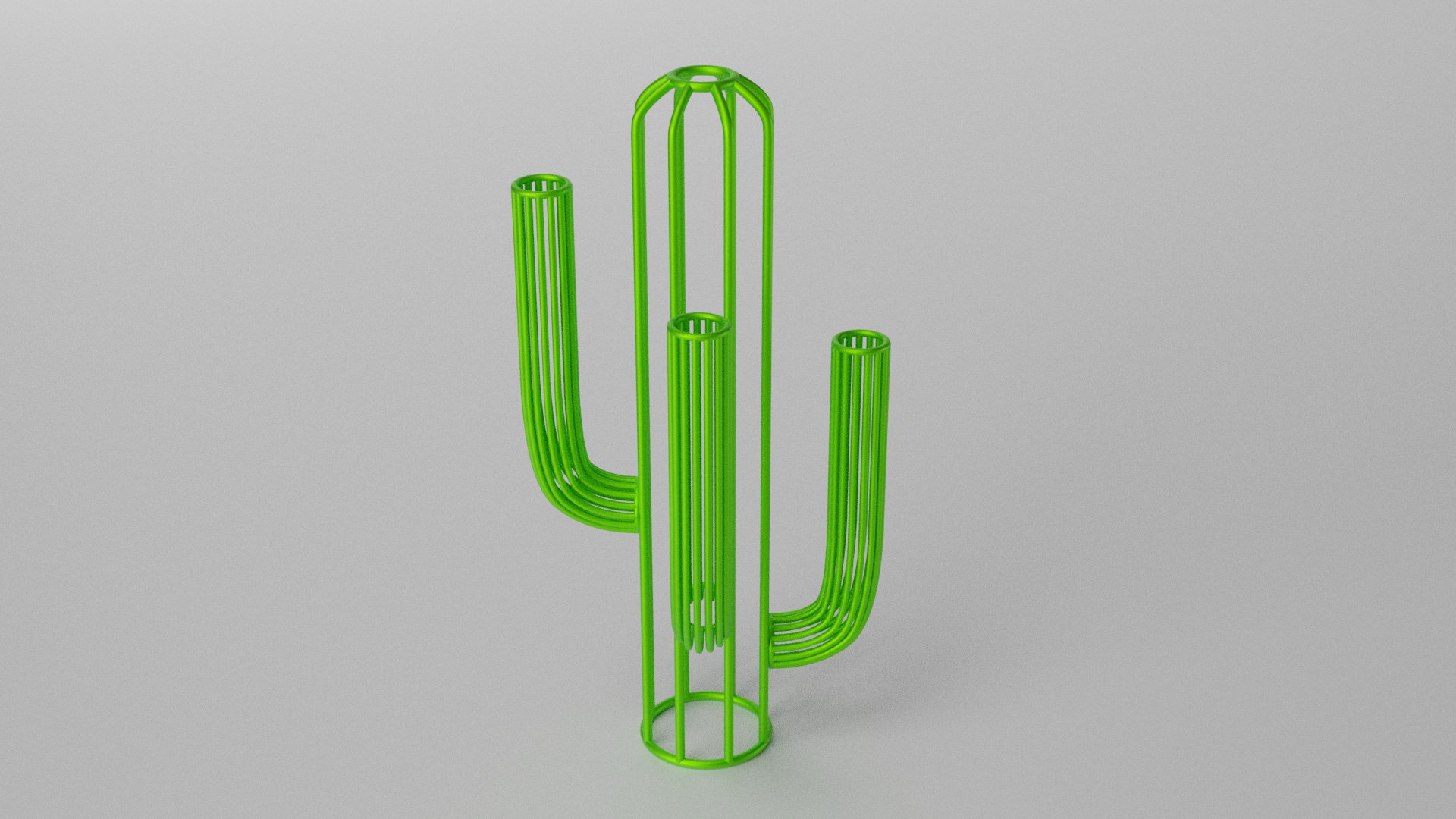 Wire Cactus 3D model model - TurboSquid 2013680