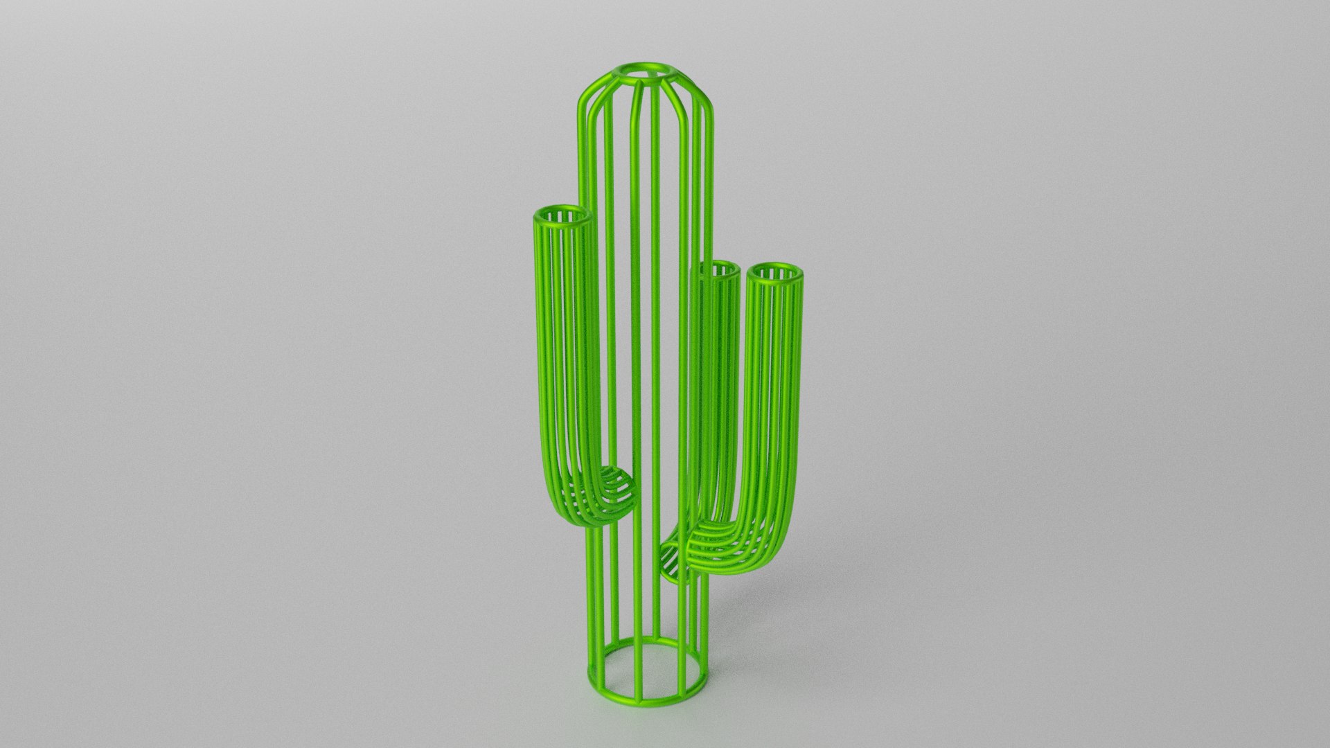 Wire Cactus 3D model model - TurboSquid 2013680