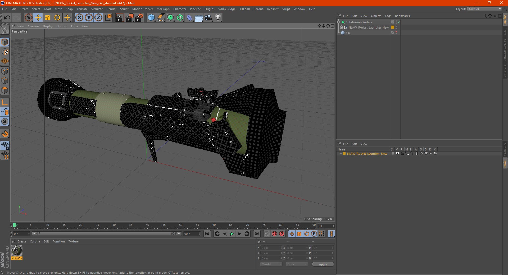 NLAW Rocket Launcher New 3D - TurboSquid 1884936