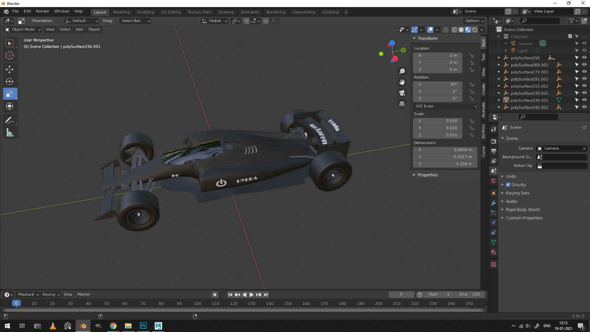 F1 Formula Car 3D Model - TurboSquid 1681058