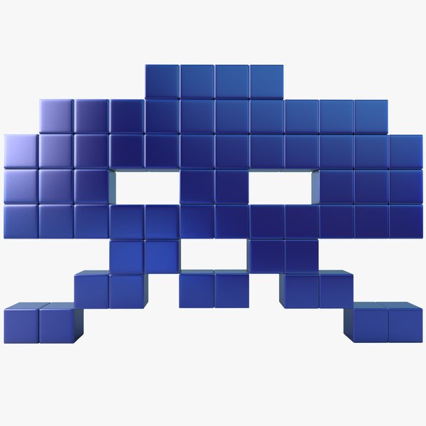 Space Invaders 3D Models for Download | TurboSquid