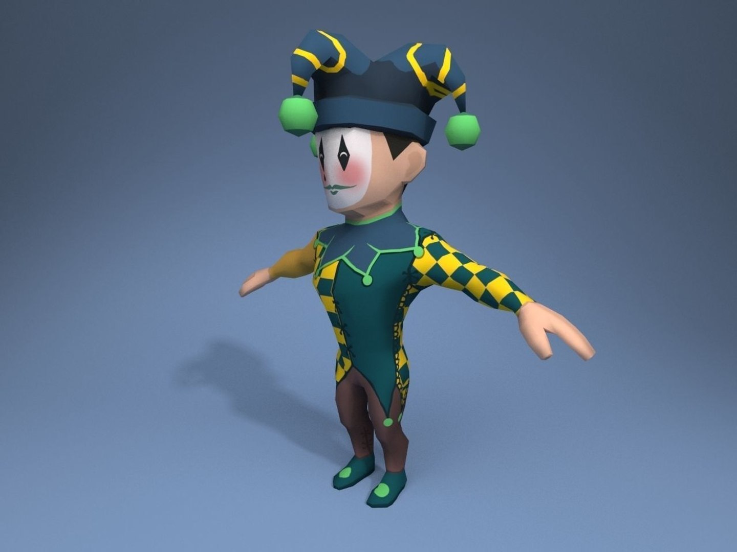 Medieval Character Jester 05 3D Model - TurboSquid 1193465