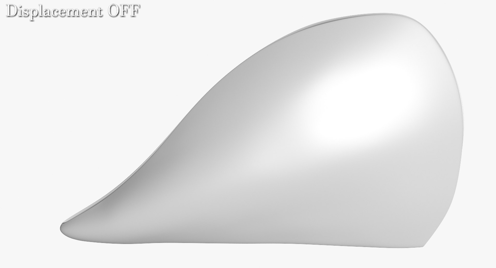 3d model big mussel sea shell