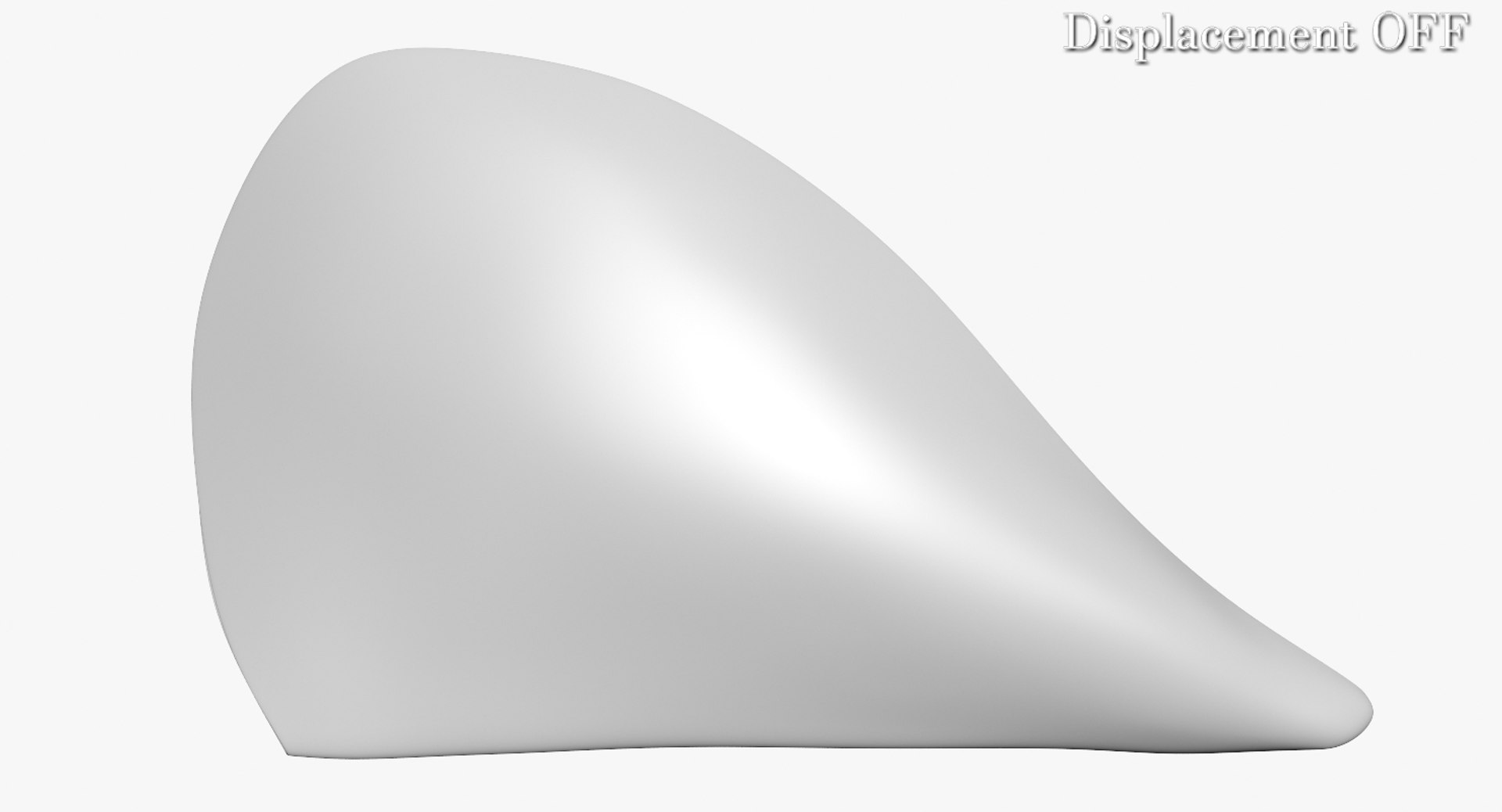 3d model big mussel sea shell