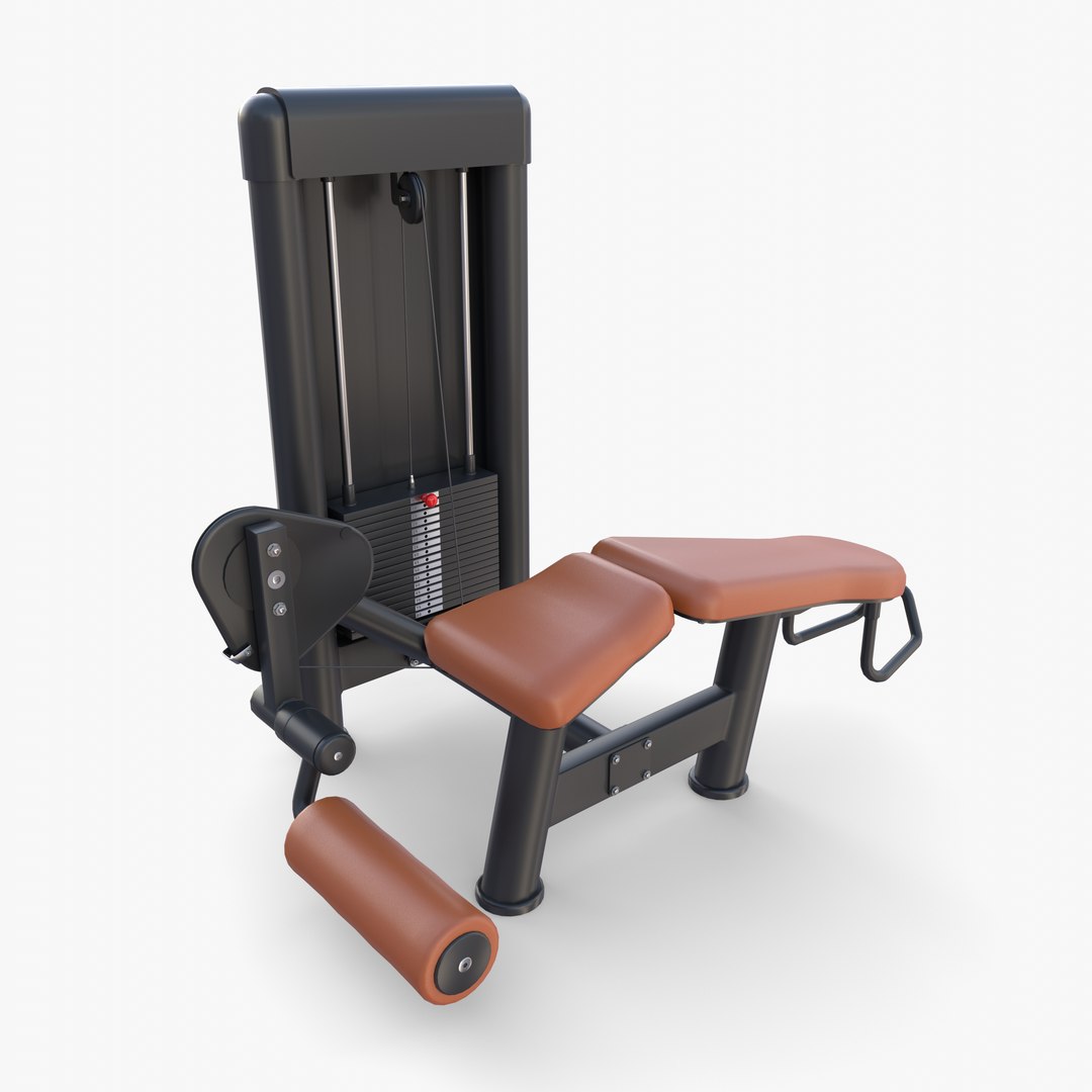 3D Leg curl machine - TurboSquid 2024950