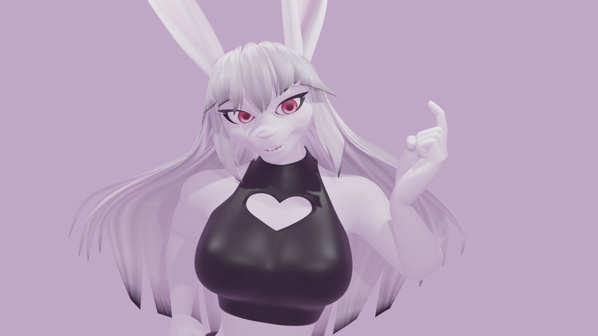 3d Bunny Furry Model Turbosquid 1953543