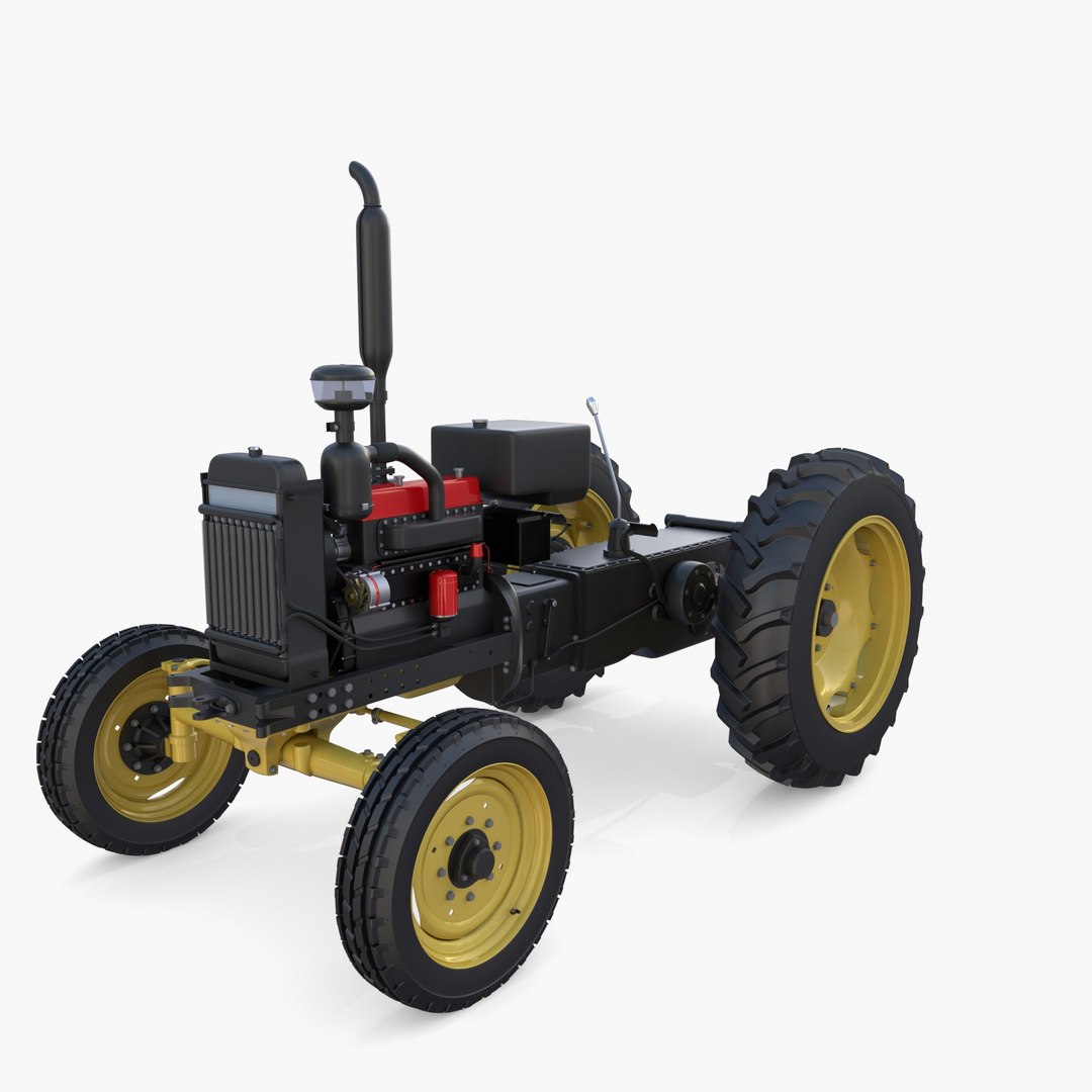 Generic Tractor V1 3D Model - TurboSquid 1882964
